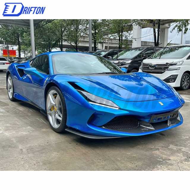 OEM Style Dry Carbon Fiber Front Splitter For Ferrari F8 2020-2022