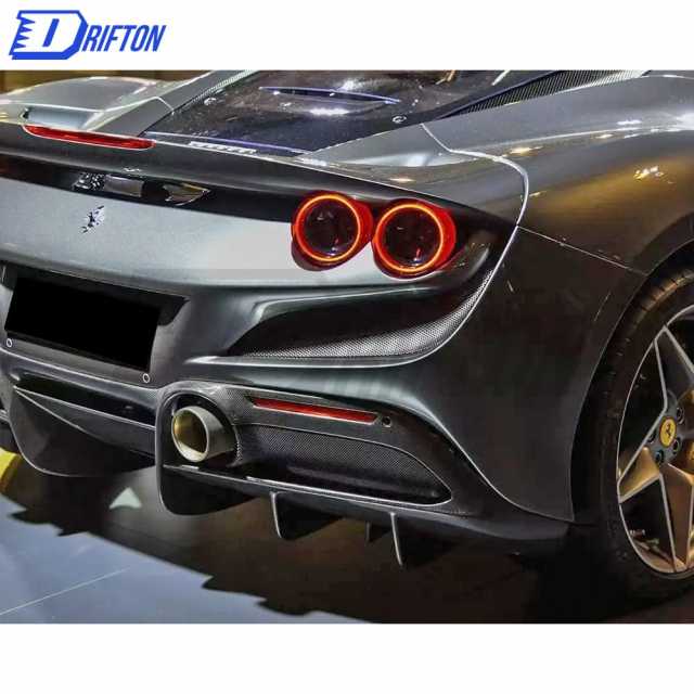 OEM Style Dry Carbon Fiber Rear Diffuser For Ferrari F8 2020-2022