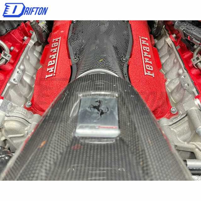 OEM Style Dry Carbon Fiber Engine Bay Compartment Set Cover Kit For ...