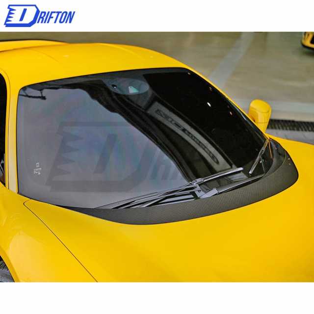 Novitec Style Dry Carbon Fiber Hood Trim Front Trunk Lid For Ferrari F8 ...
