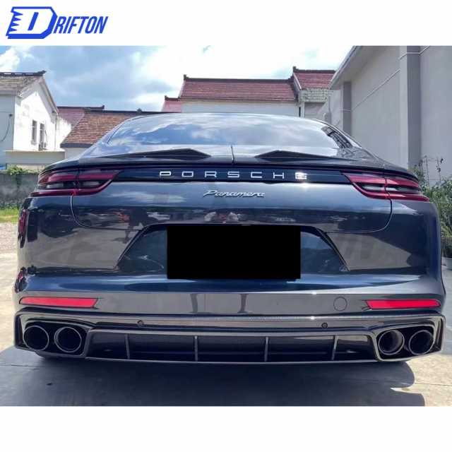 Dry Carbon Fiber Rear Diffuser For Porsche Panamera 971 2017-2018