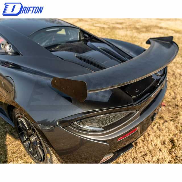 GT4 Style Dry Carbon Fiber Rear Spoiler GT Wing For Mclaren 570S 570GT ...