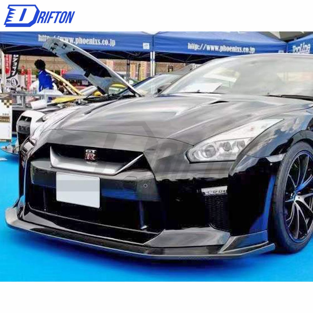 Phoenix's Power Style Carbon Fiber Front Lip For Nissan R35 GTR 2017-2022