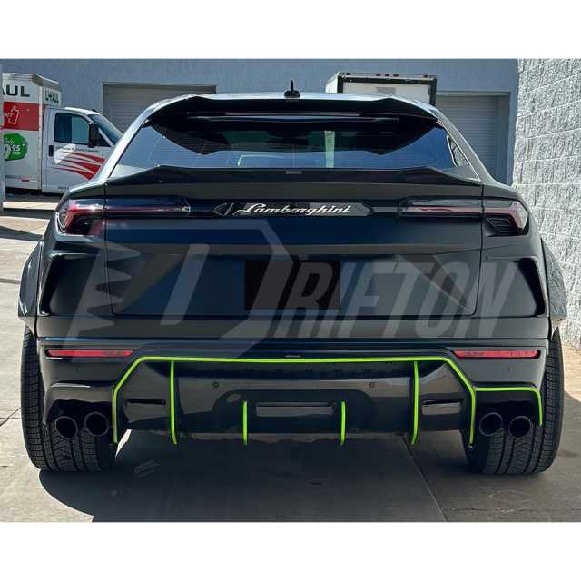 Vorsteiner Style Dry Carbon Fiber Trunk Spoiler For Lamborghini URUS ...