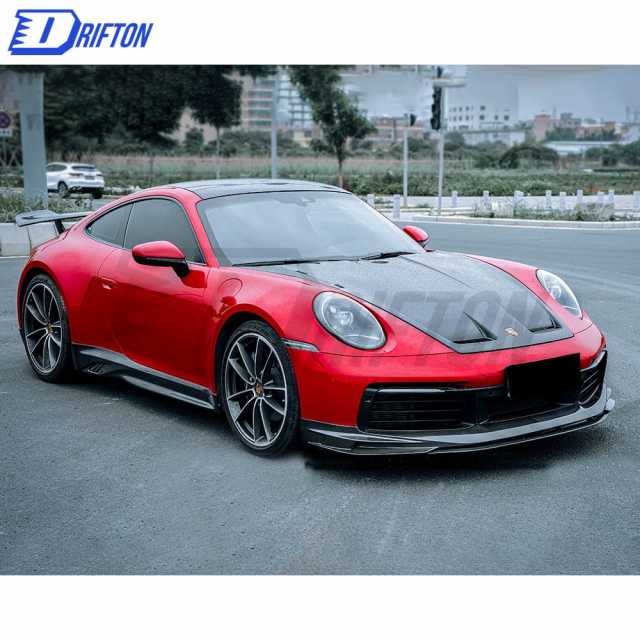 Z007 Style Dry Carbon Fiber Front Lip For Porsche 911 992 Carrera S ...