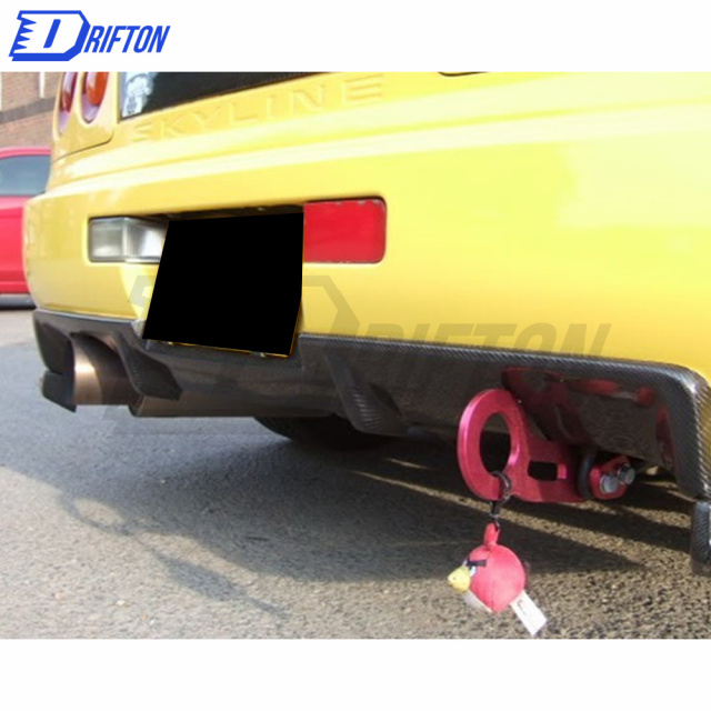 OEM Style Carbon Fiber Rear Diffuser For Nissan R34 GTR 1998-2002