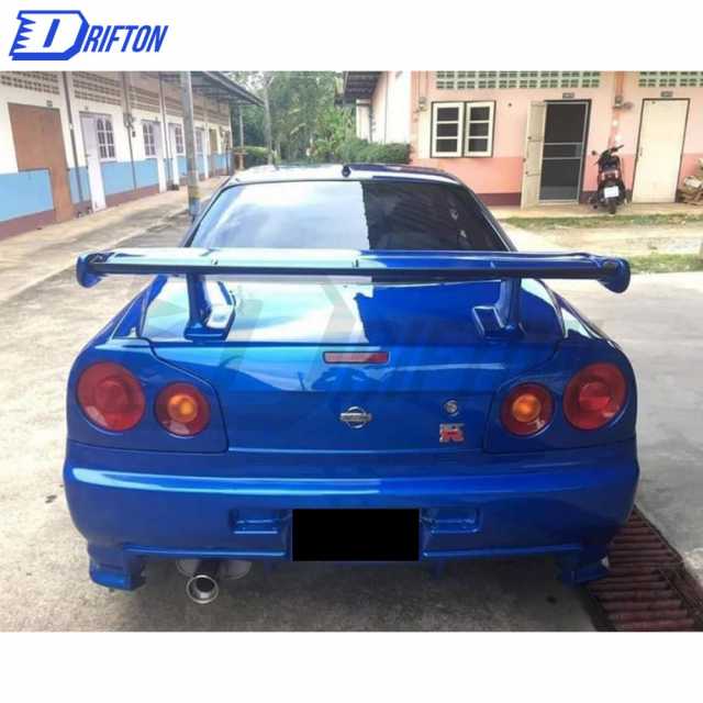 OEM Style Carbon Fiber Jun High Elevated Rear Spoiler GT Wing For ...