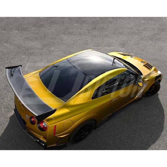 Top Secret High Bracket Style Carbon Fiber Rear Spoiler GT Wing For ...