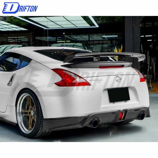 Varis Style Carbon Fiber Trunk Spoiler For NIissan 370Z Z34 2008-2019
