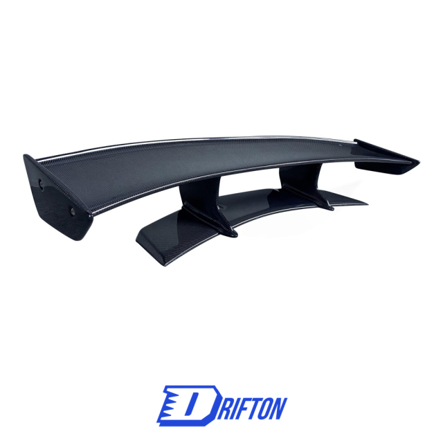 Top Secret High Bracket Style Carbon Fiber Rear Spoiler GT Wing For ...