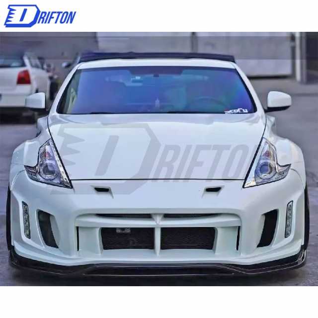 Varis Arising II Style Glass Fiber Front Bumper For NIissan 370Z Z34 ...