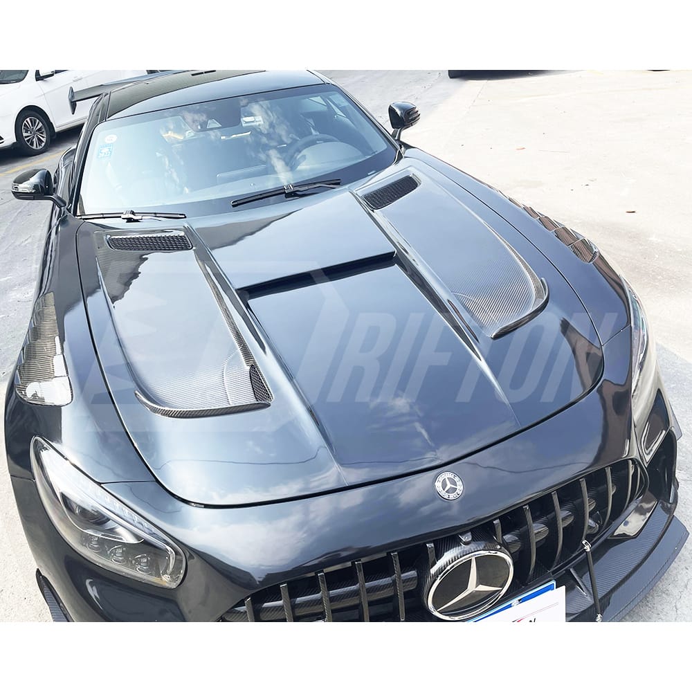 Black Series Style Half Carbon Fiber Body Kit For Mercedes-Benz AMG GT ...