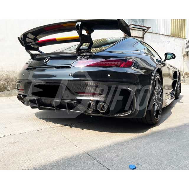Black Series Style Half Carbon Fiber Body Kit For Mercedes-Benz AMG GT GTS GTC GTR 2015-2019