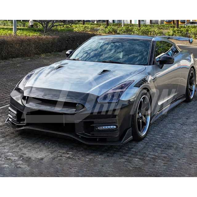 MY24 Nismo Style Half Carbon Fiber Front Bumper For Nissan R35 GTR 2008 ...