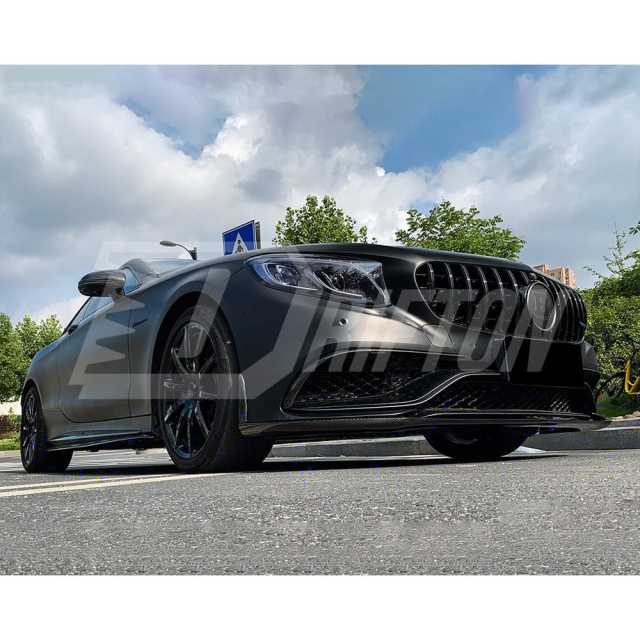 OEM Style Carbon Fiber Canards For Mercedes Benz C217 W217 S63 S65 AMG Coupe 2014-2020
