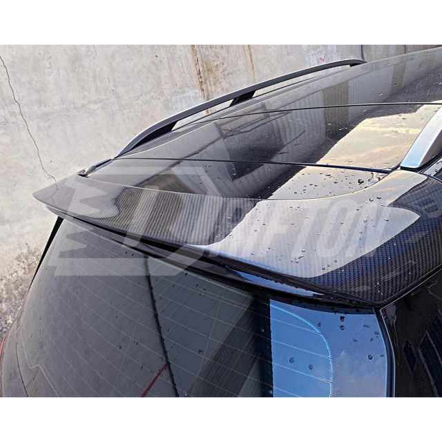 Dry Carbon Fiber Rear Roof Spoiler For Mercedes Benz W167 GLE 450 2020-2023