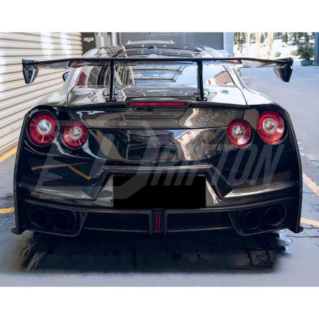 MY24 Nismo Style Half Carbon Fiber Rear Bumper For Nissan R35 GTR 2008-2024