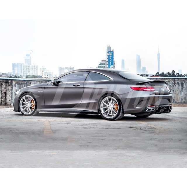 RT Style Carbon Fiber Rear Spoiler For Mercedes Benz C217 W217 S63 S65 ...