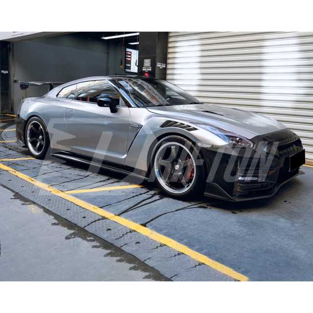 MY24 Nismo Style Half Carbon Fiber Front Bumper For Nissan R35 GTR 2008 ...