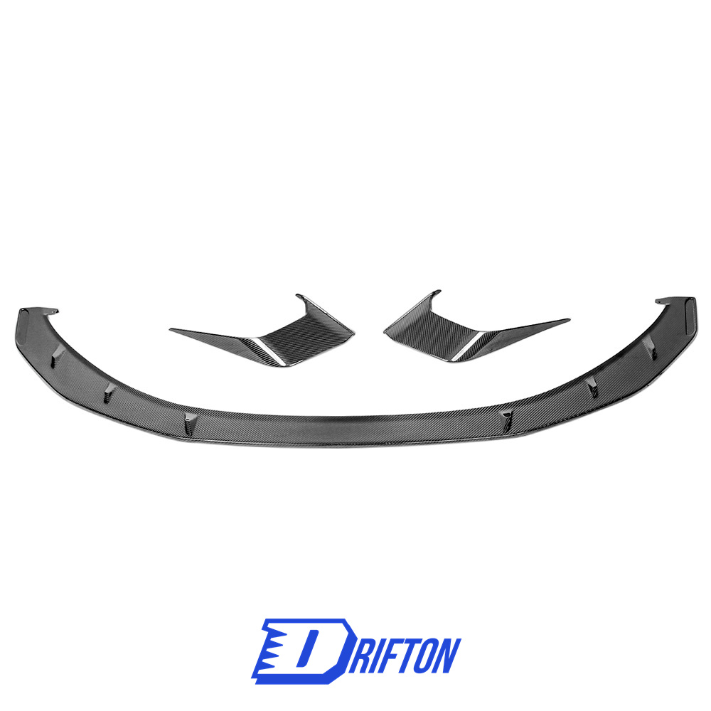 Paktechz Style Dry Carbon Fiber Front Lip & Canards For Aston Martin ...