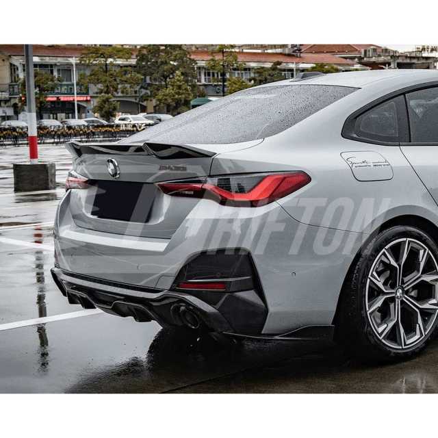 SQ Style Dry Carbon Fiber Rear Diffuser For BMW 4 Series G26 2021-2024