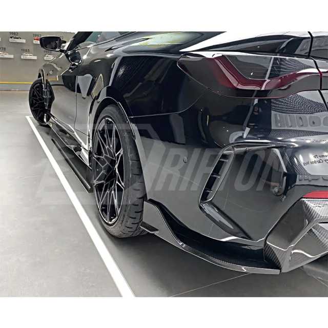 SQ Style Dry Carbon Fiber Rear Diffuser For BMW 4 Series G22 G23 2021-2024
