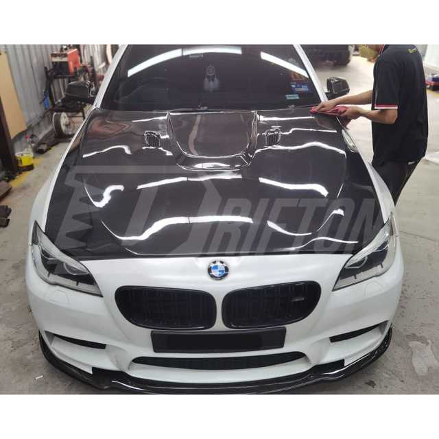 M5 Style Carbon Fiber Hood For BMW 5 Series F10 F11 F07 M5 2010-2016