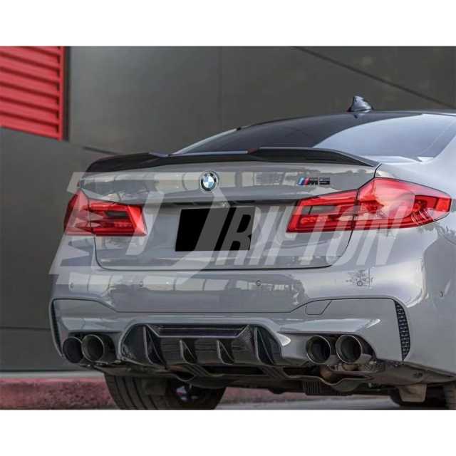MP Style Dry Carbon Fiber Rear Diffuser For BMW 5 Series F90 M5 2017-2023
