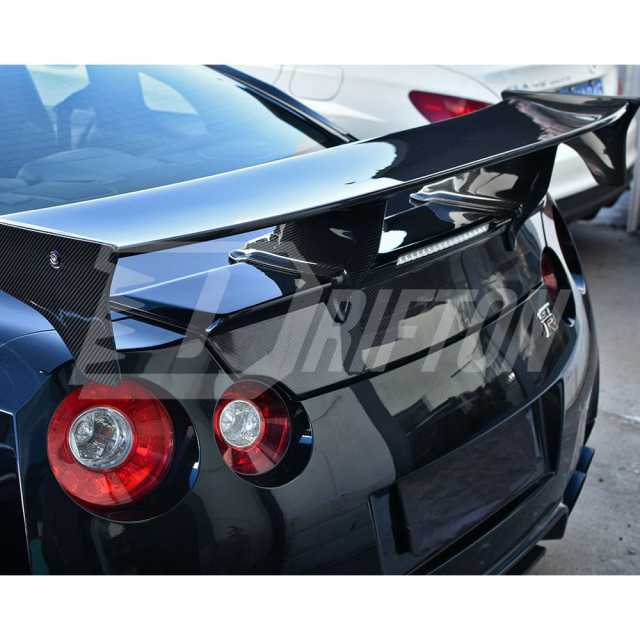 Top Secret Style Carbon Fiebr Rear Spoiler For NISSAN R35 GTR 2008-2019