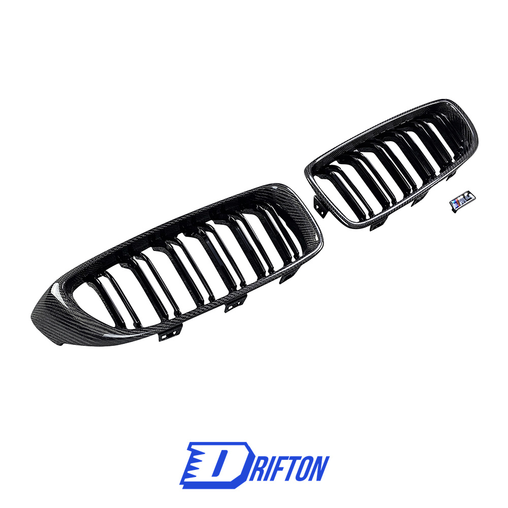 Carbon Fiber Front Grille For BMW M3 M4 F80 F82 F83 2014-2020