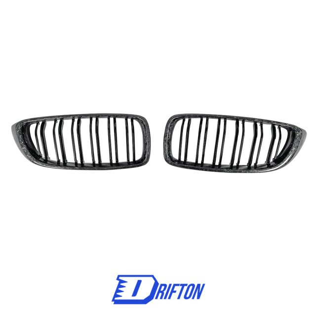 Forged Carbon Fiber Front Grille For BMW M3 M4 F80 F82 F83 2014-2020