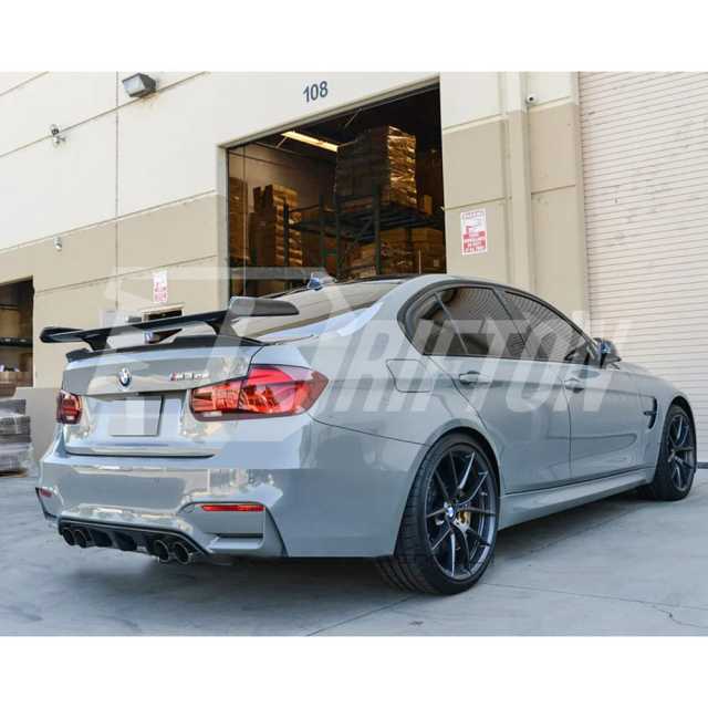 MP Style Dry Carbon Fiber Rear Spoiler For BMW M3 M4 F80 F82 F83 2014-2020