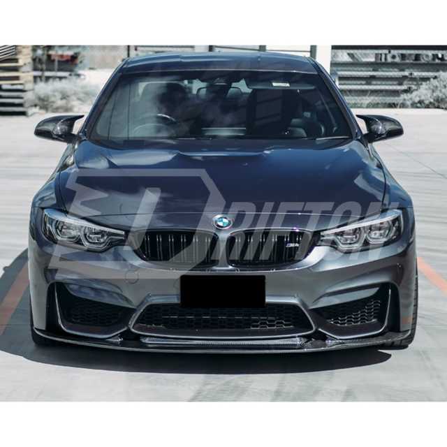 GT4 Style Dry Carbon Fiber Front Lip For BMW M3 M4 F80 F82 F83 2014-2020