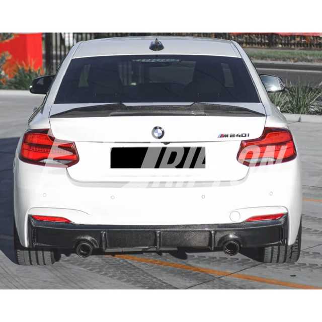 PSM Style Carbon Fiber Rear Spoiler Trunk Wing For BMW F87 M2C 2016-2019