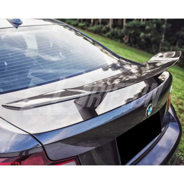 Paktechz Style Carbon Fiber Rear Spoiler GT Wing For BMW F87 M2 2016-2019