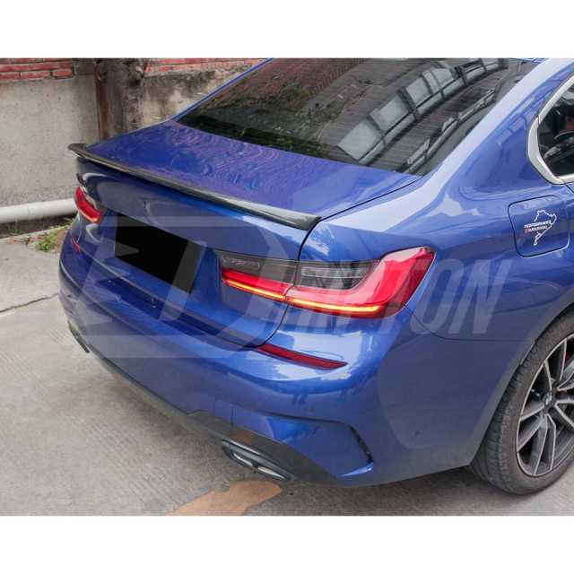 MP Style Dry Carbon Fiber Trunk Spoiler Rear Wing For BMW G80 M3 2020-2024