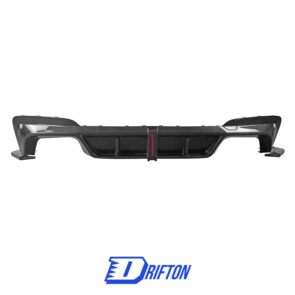 Karbel Style Dry Carbon Fiber LED Brake Light Rear Diffuser For BMW F97 ...