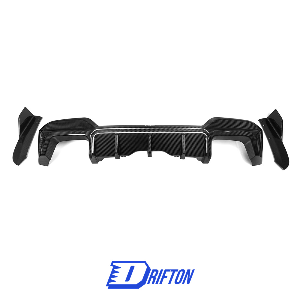 SQ Style Dry Carbon Fiber Rear Diffuser For BMW F97 X3M LCI 2022-2024