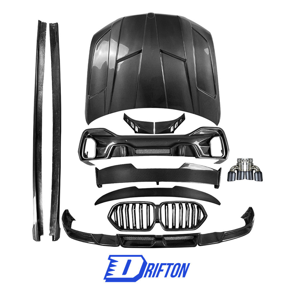 LD Style Carbon Fiber Aero Body Kit For BMW X6 G06 2019-2023