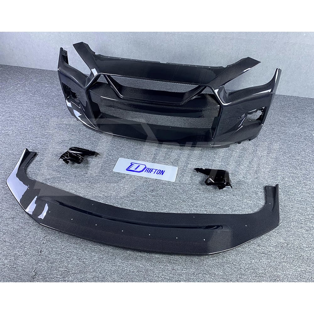 LB Style Full Carbon Fiber Front Bumper For INFINITI Q50 2013-2017