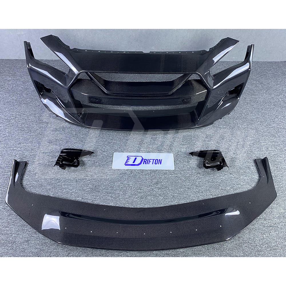LB Style Full Carbon Fiber Front Bumper For INFINITI Q50 2013-2017