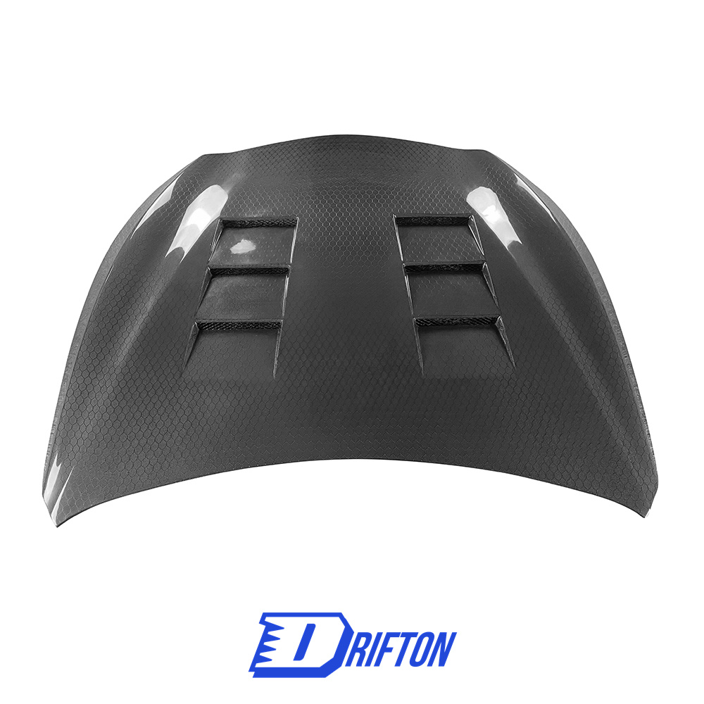 Vents Style Honeycomb Carbon Fiber Engine Hood For Infiniti Q50 2013-2024