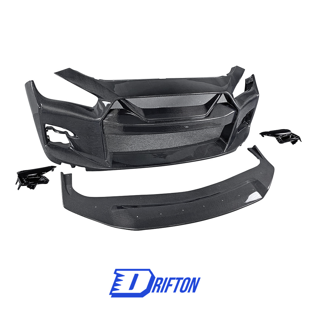 LB Style Full Carbon Fiber Front Bumper For INFINITI Q50 2013-2017