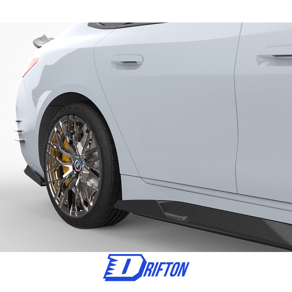 M Style Dry Carbon Fiber Side Canards For BMW i4 2021-2024