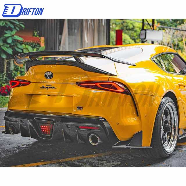 Aimgain Style Carbon Fiber Rear Diffuser For Toyota Supra MK5 A90 A91 ...