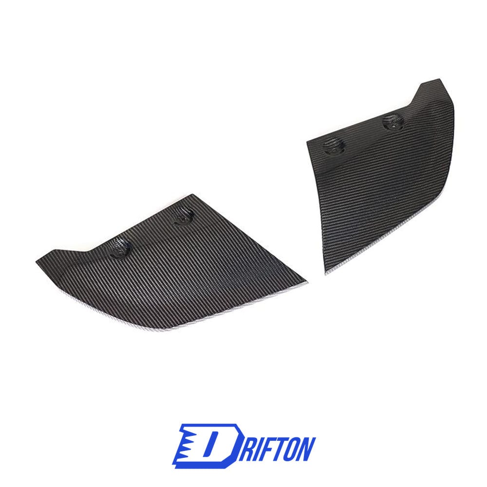 Carbon Fiber Rear Bumper Splitter Spats For Audi R8 2016-2019