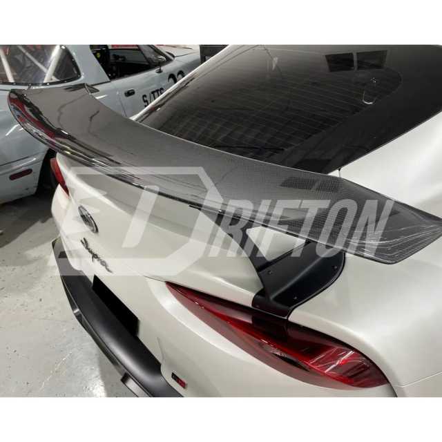 Voltex Style Carbon Fiber GT Rear Rear Spoiler For Toyota Supra MK5 A90 ...