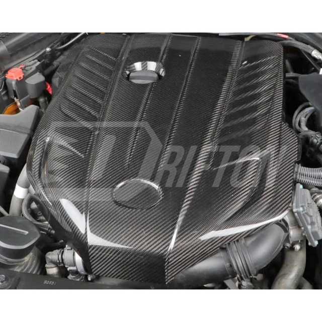 V2 Dry Carbon Fiber Engine Bay Cover For Toyota Supra MK5 A90 A91 GR ...