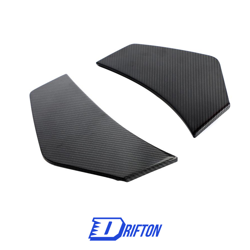 GT RWD Style Dry Carbon Fiber Rear Bumper Canards Splitter For Audi R8 ...