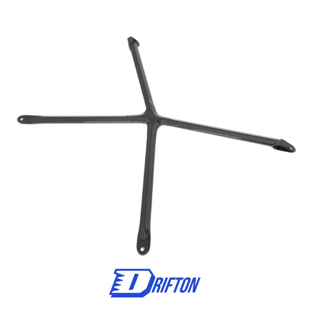 Dry Carbon Fiber Engine Bay X Brace For Audi R8 2016-2024